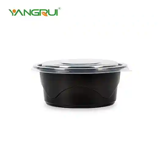 yangrui Black Plastic Bowl - plastic bowl set with lids and extra large ...